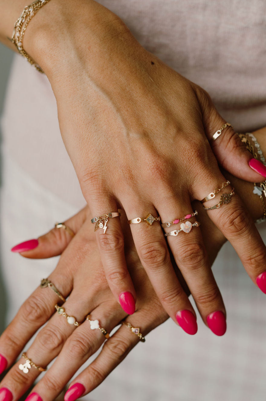 Rangles - The First Permanent Jewelry Bangle Ring! – Goldie Links